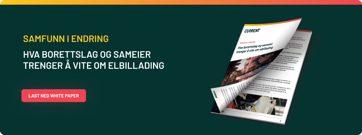 Fordeler med elbillading for borettslag og sameier | Current